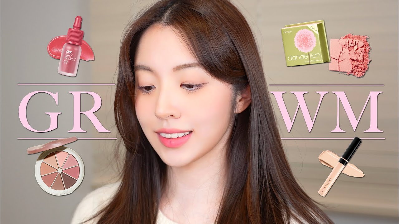 봄웜 라이트 GRWM 💖 말 많은(?) 라카 아이섀도우 팔레트 활용법 알려드려요 - YouTube