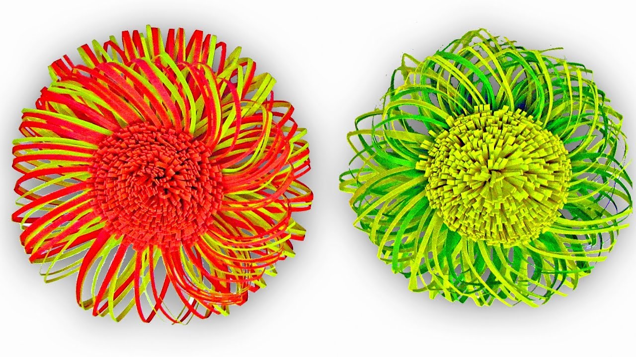 Makeing a diy paper fluffy flowers Tutorial | DIY- Paper craft | Mr ...