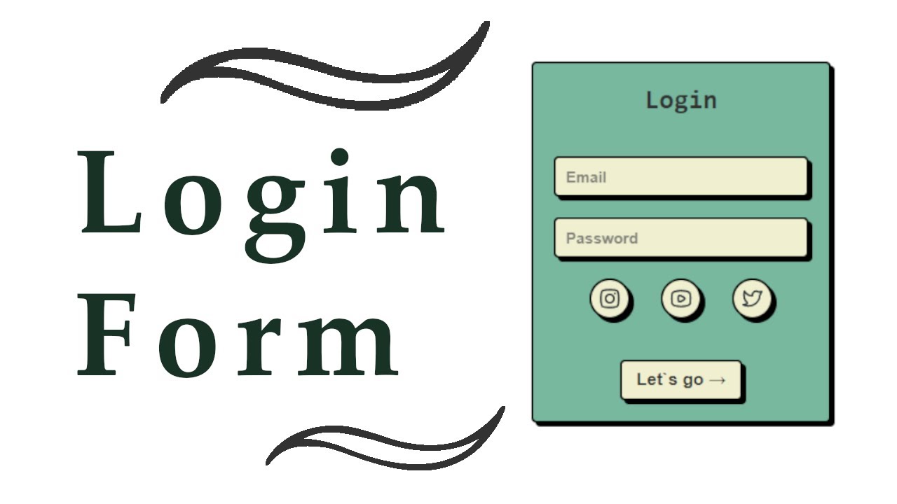 How to Create a Beautiful Box Shadow Login Form with HTML & CSS - YouTube