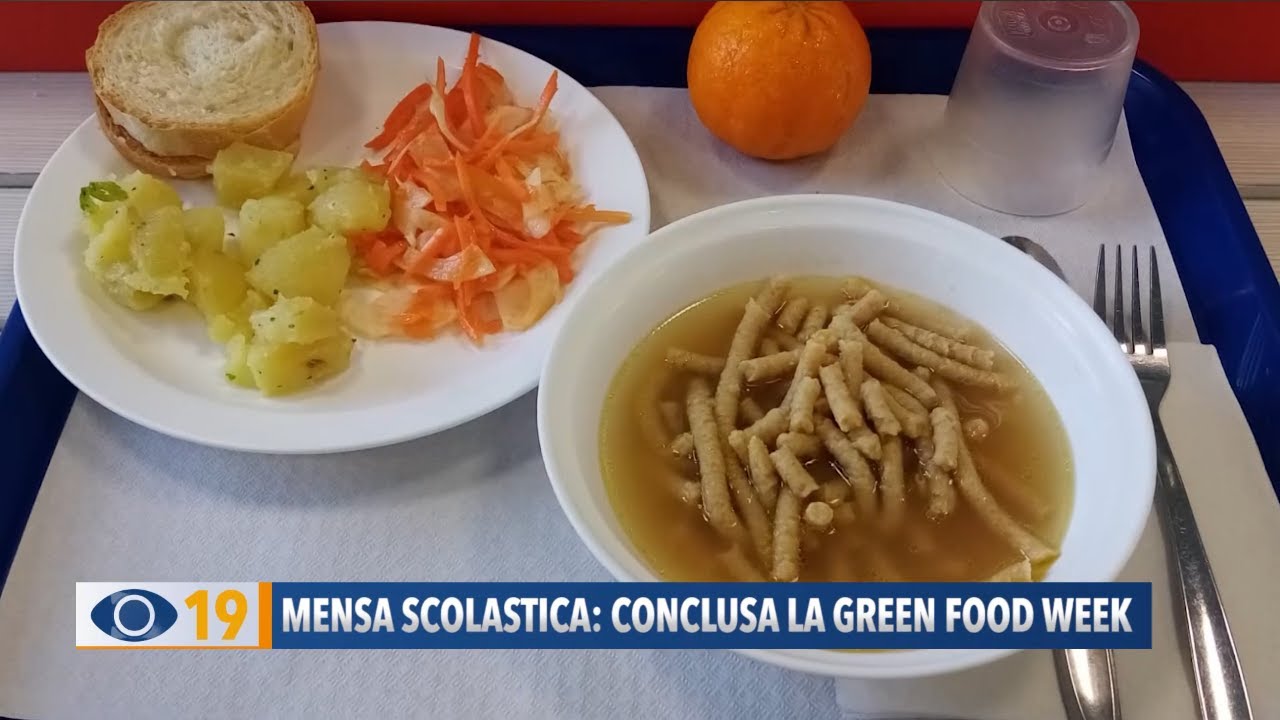 Mensa scolastica Fano: conclusa la 'Green Food Week' - YouTube