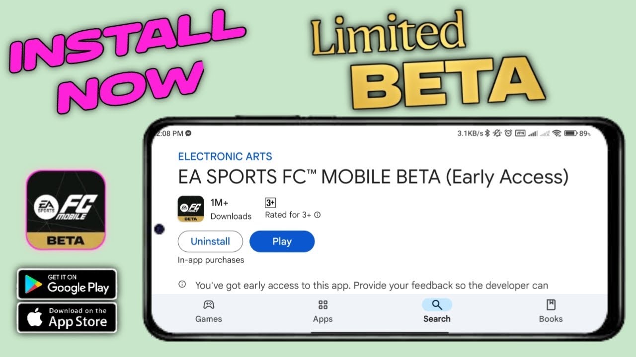 EA SPORTS FC MOBILE BETA ( Early Access) - Install & Play - EA FC 25 ...