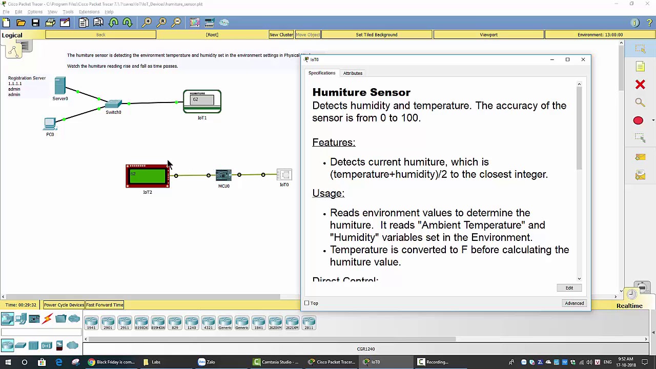 [IoT] Examine a humiture sensor - YouTube