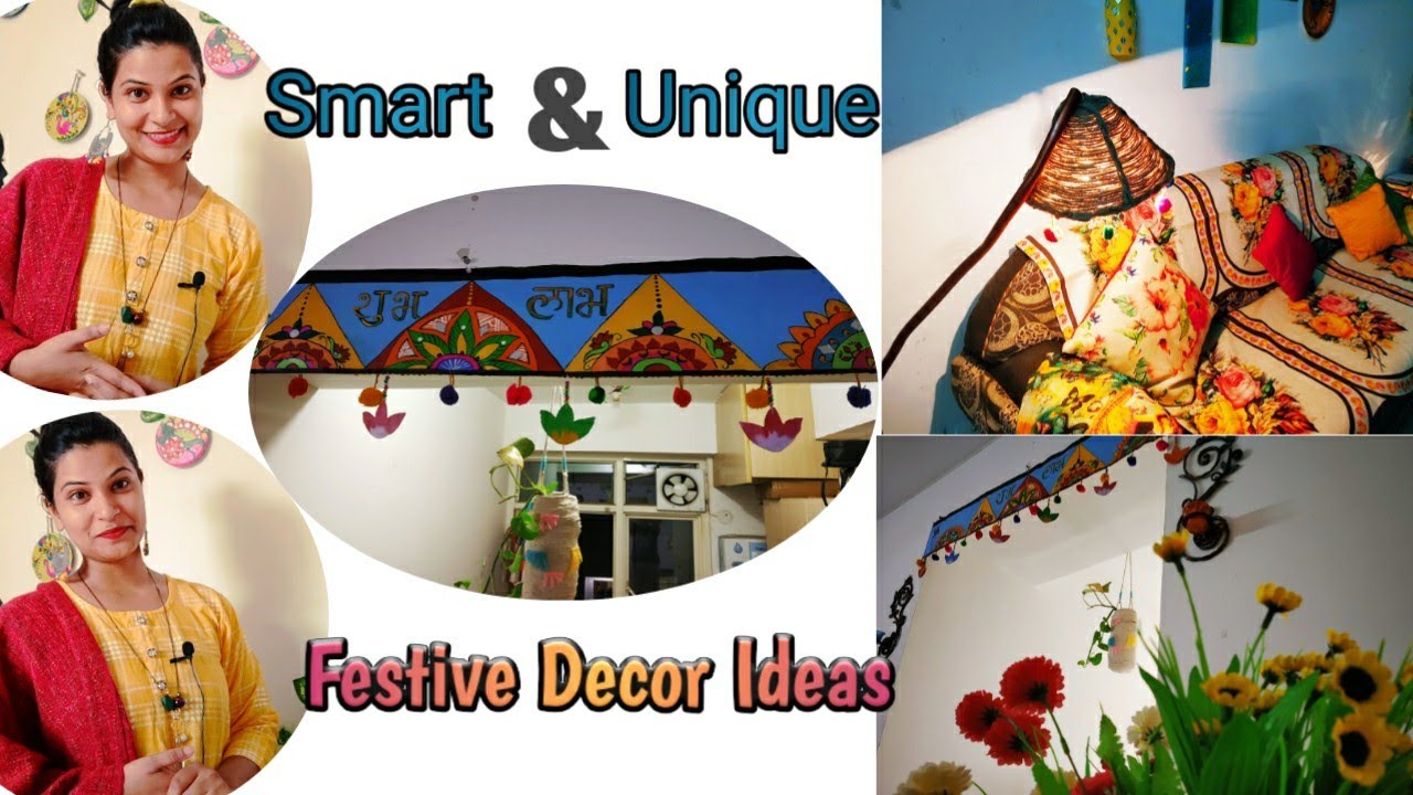 2 Smart Festive Decor Ideas|| Easy DIY to decorate your Home|| Indian ...