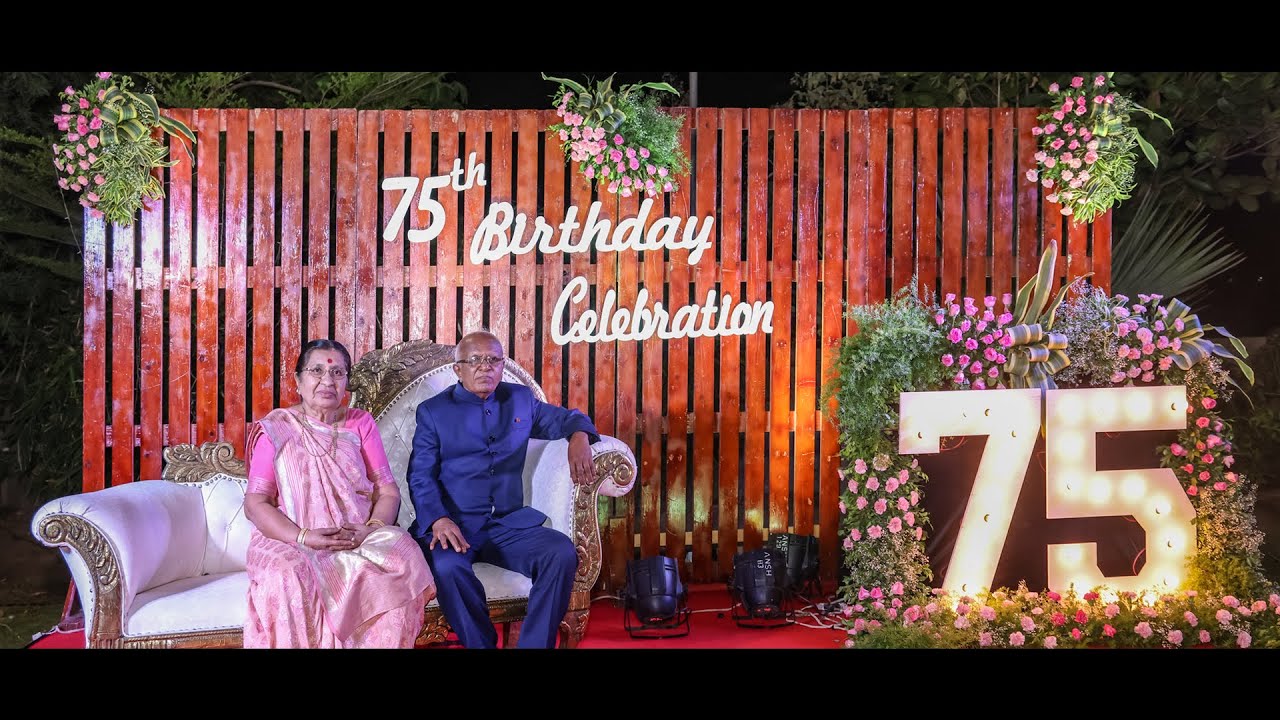 75th Birthday Party Program