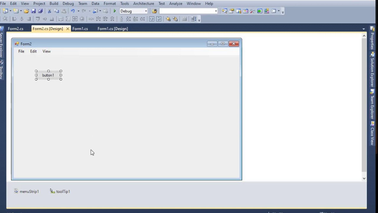 Menus and ToolTip Control - Dotnet Technology - YouTube
