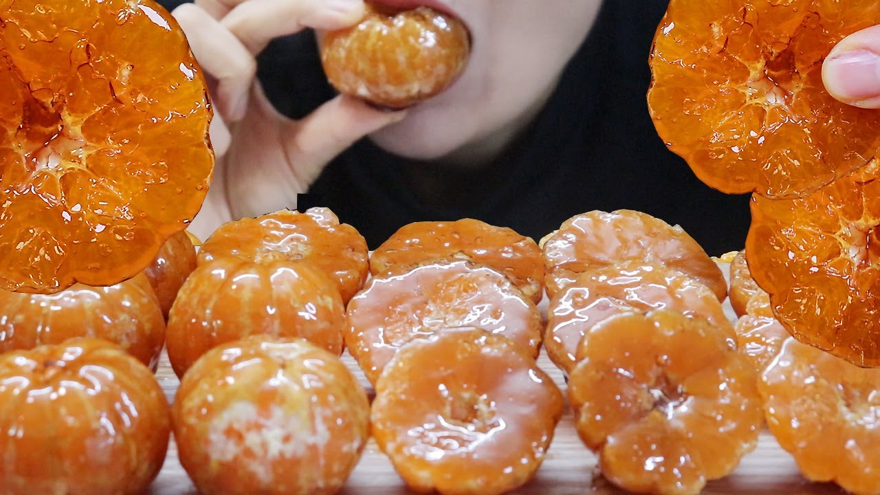 ASMR 갈색설탕 귤탕후루 🍊 먹방|탕후루 만드는법|Tanghulu Candied Fruits Mandarin | Mukbang ...
