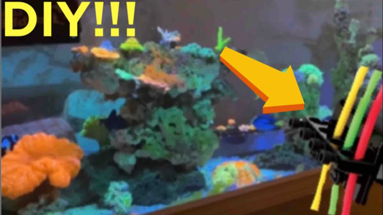 DIY dosing tubing holder for reef tank! - YouTube