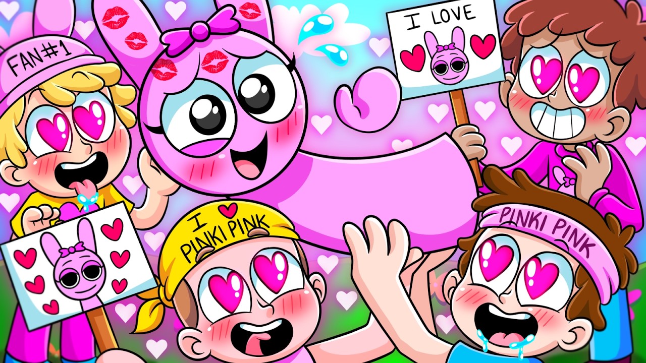 PINKI PINK GETS A FANCLUB?! Incredibox Sprunki Animation - YouTube