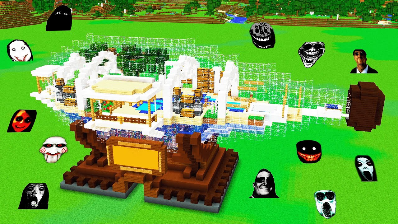 SURVIVAL SHIP IN A BOTTLE BASE JEFF THE KILLER and SCARY NEXTBOTS in ...