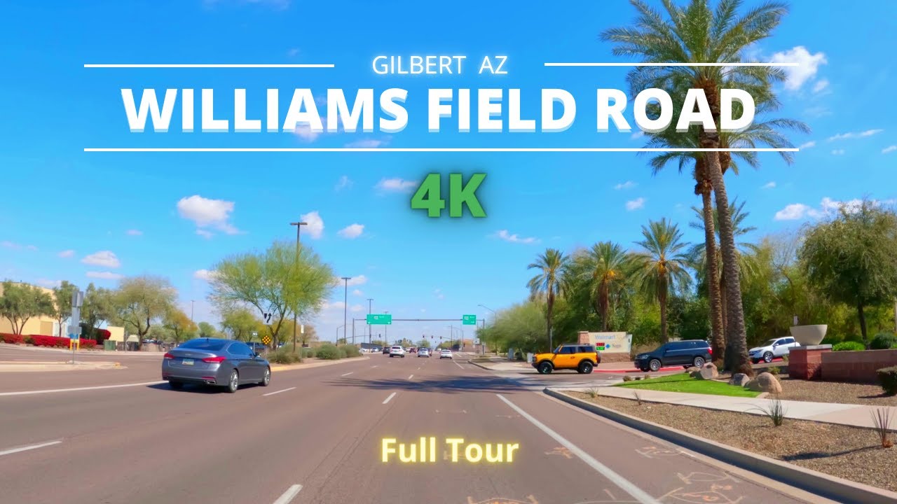 Complete Driving Route | Gilbert Arizona | Williams Field Road ...