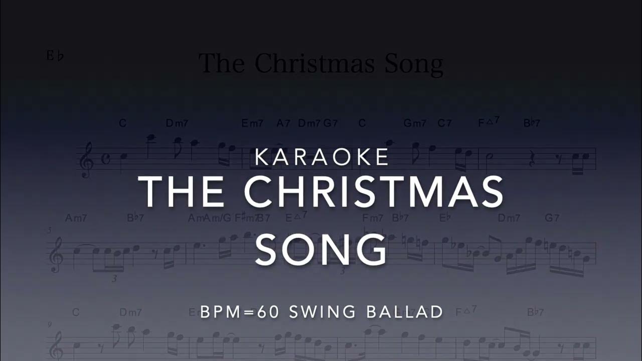 [The Christmas Song] Backing Track / Strings Arrange / KARAOKE - YouTube