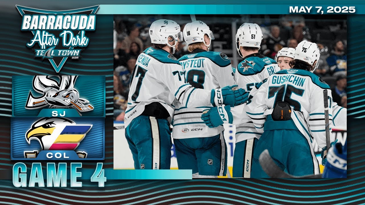 San Jose Barracuda @ Colorado Eagles, Game 4 - 5/7/2025 - Barracuda ...