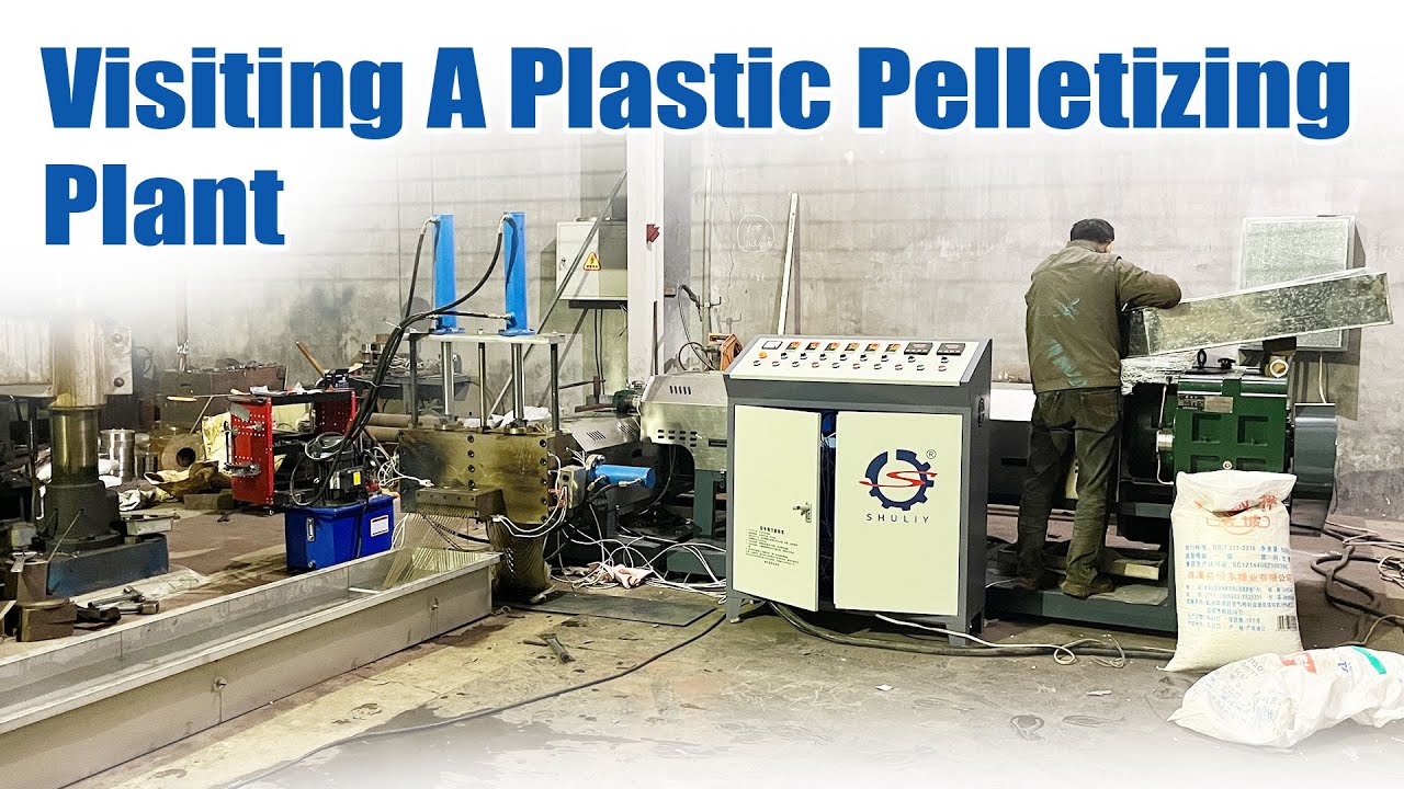 Visit our plastic pelletizing plant | Plastic granulator machine for ...