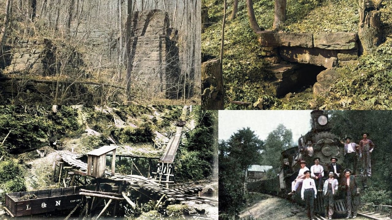 Gate City Branch Line-Ruffner #1-#4 Red Ore Mines - YouTube