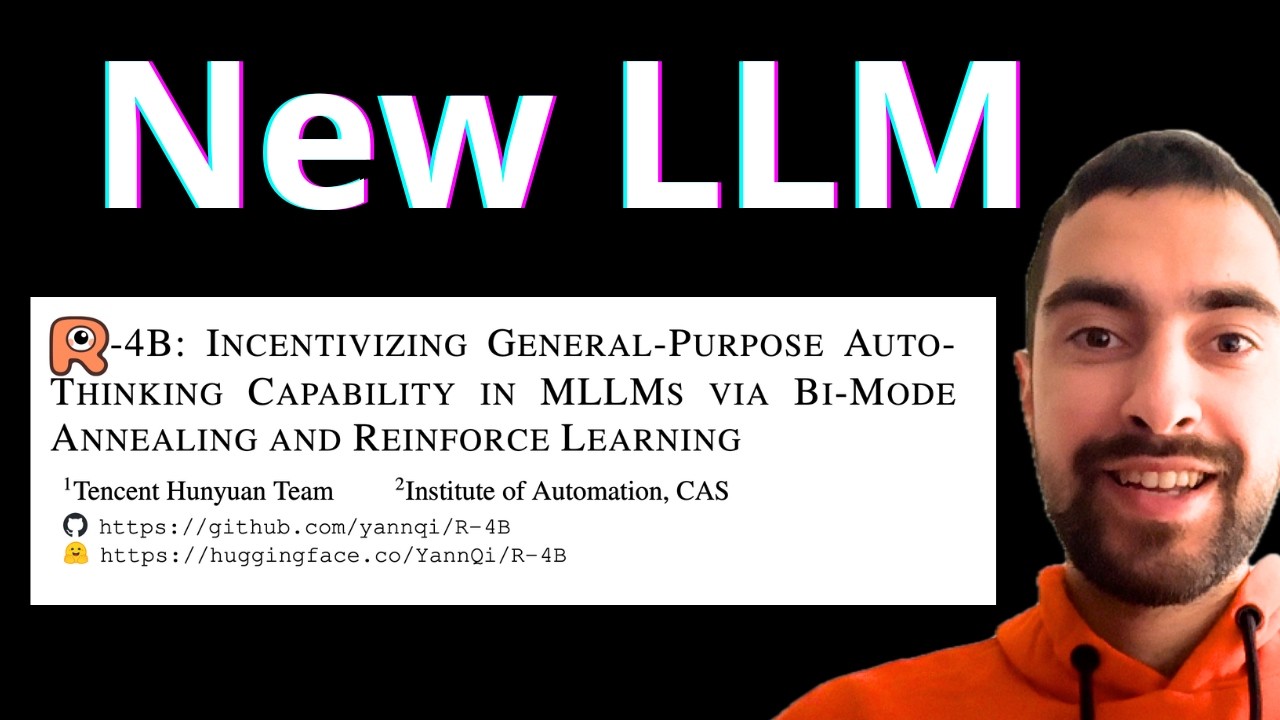 How To Make LLMs Use Thinking Automatically - New R-4B Auto-thinking ...