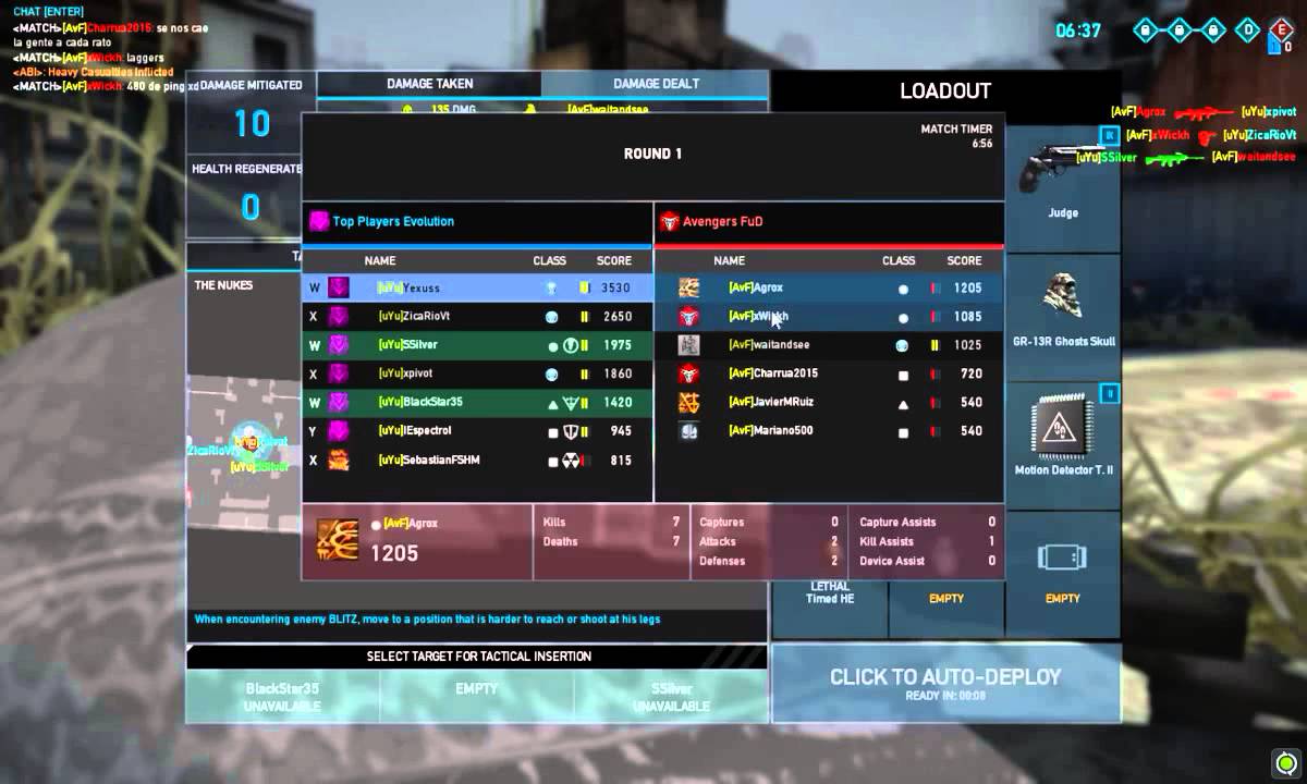 Tom Clancy's Ghost Recon Phantom - Clan match uYu vs AvF - Nukes - YouTube