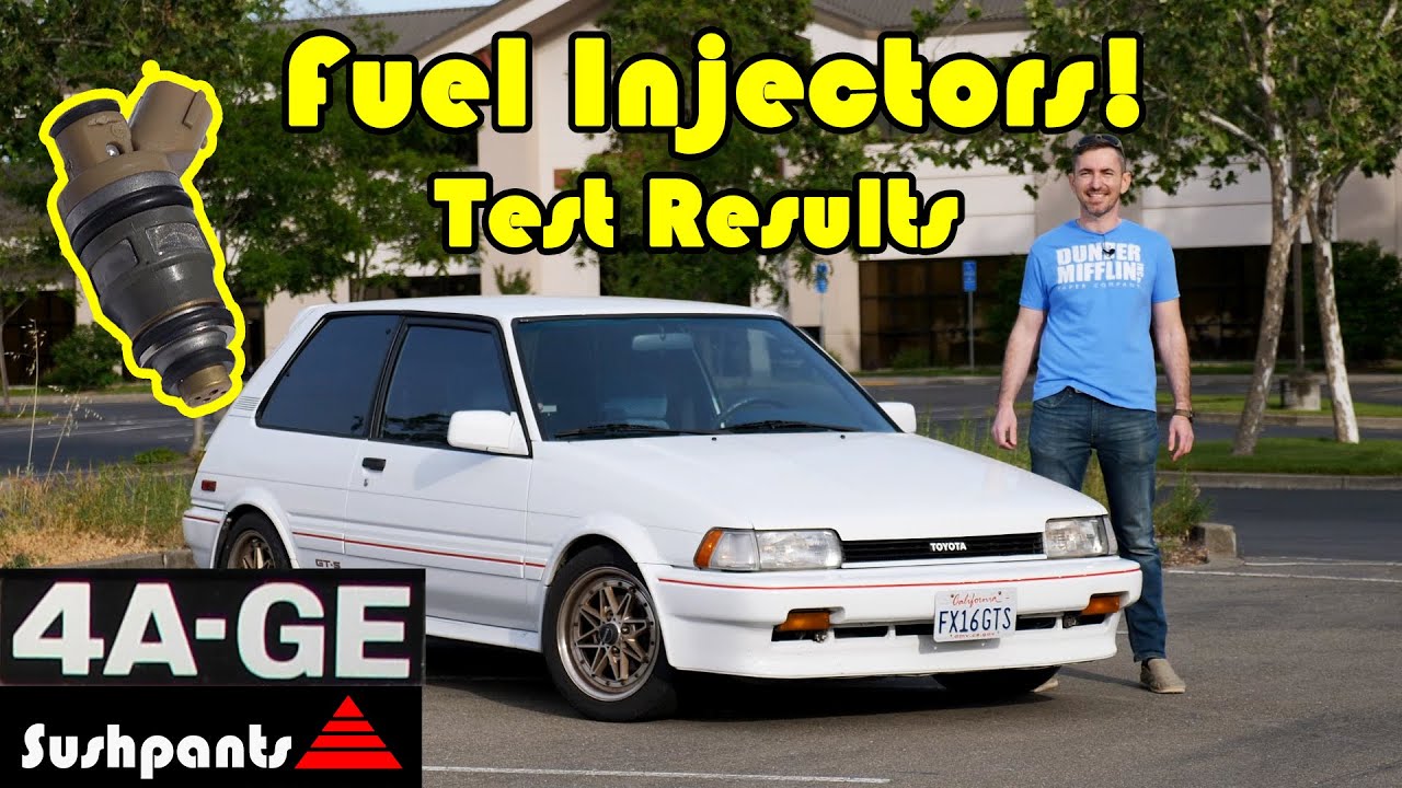 4AGE Build: Fuel injector test- baseline before ECU install - YouTube