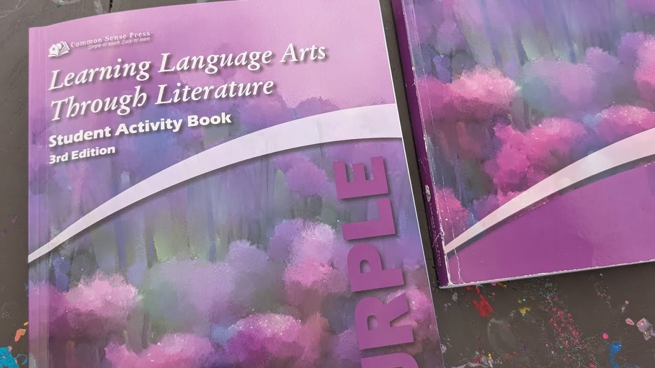 Learning language arts through literature purple book Flip through for ...