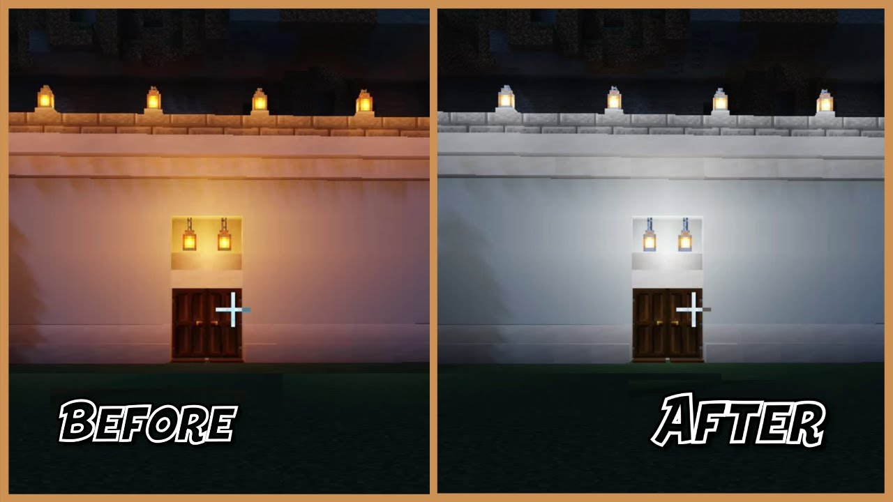 Change Yellow Light to White Light in Minecraft - Yellow light Fix ...