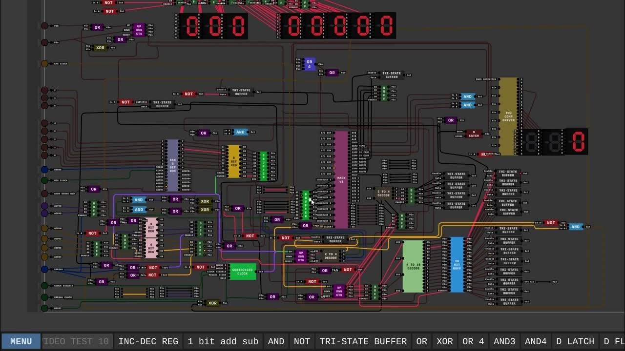 Digital Logic Sim Programmable 8 Bit Computer Youtube