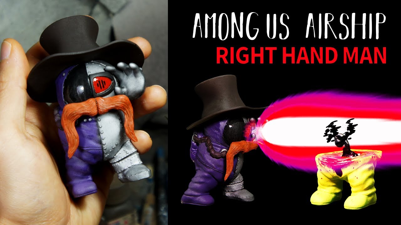 Making Real Among us Airship map Impostor Kill Sculpture Timelapse ...