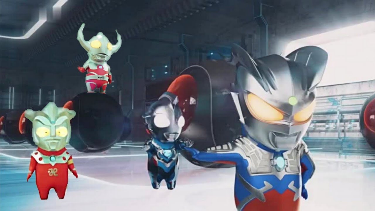 Ultraman Baby Cute Siêu nhân Ginga đổ bộ xuống Trái đất báo tin cho các ...