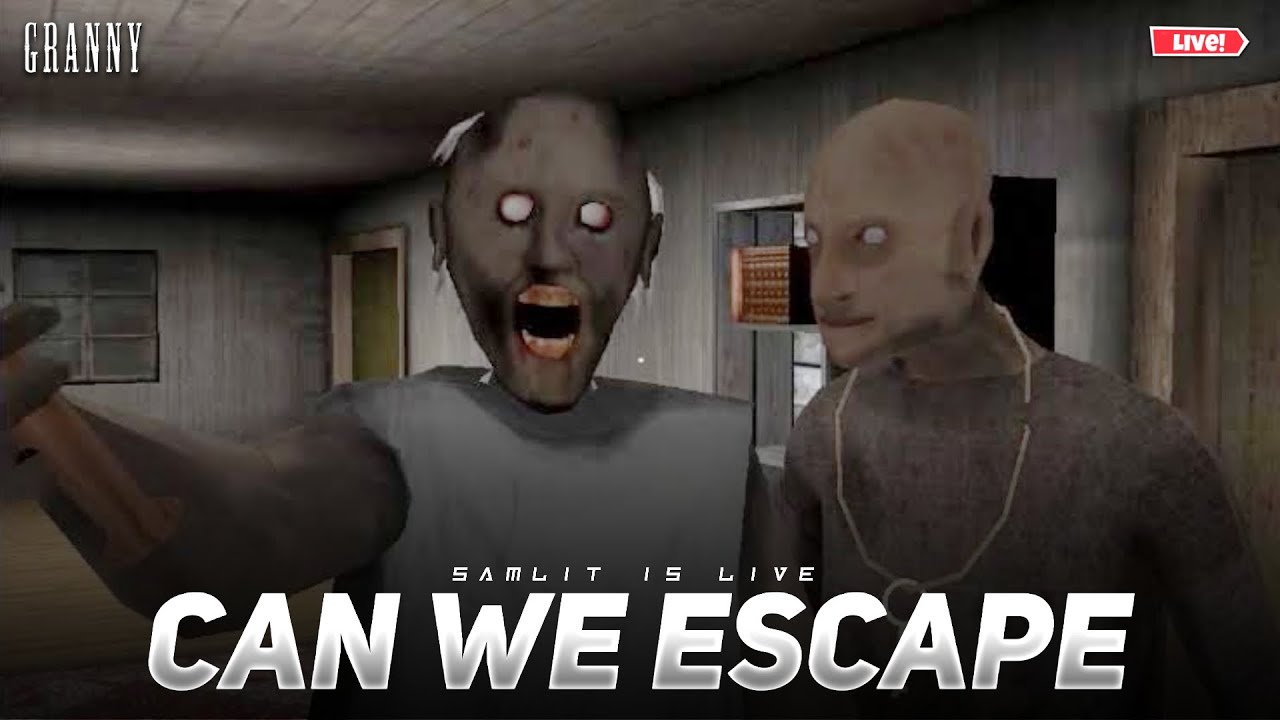 GRANNY HORROR GAME PLAY | CHALLENGE-CAN WE ESCAPE FROM GRANNY'S HOUSE ...