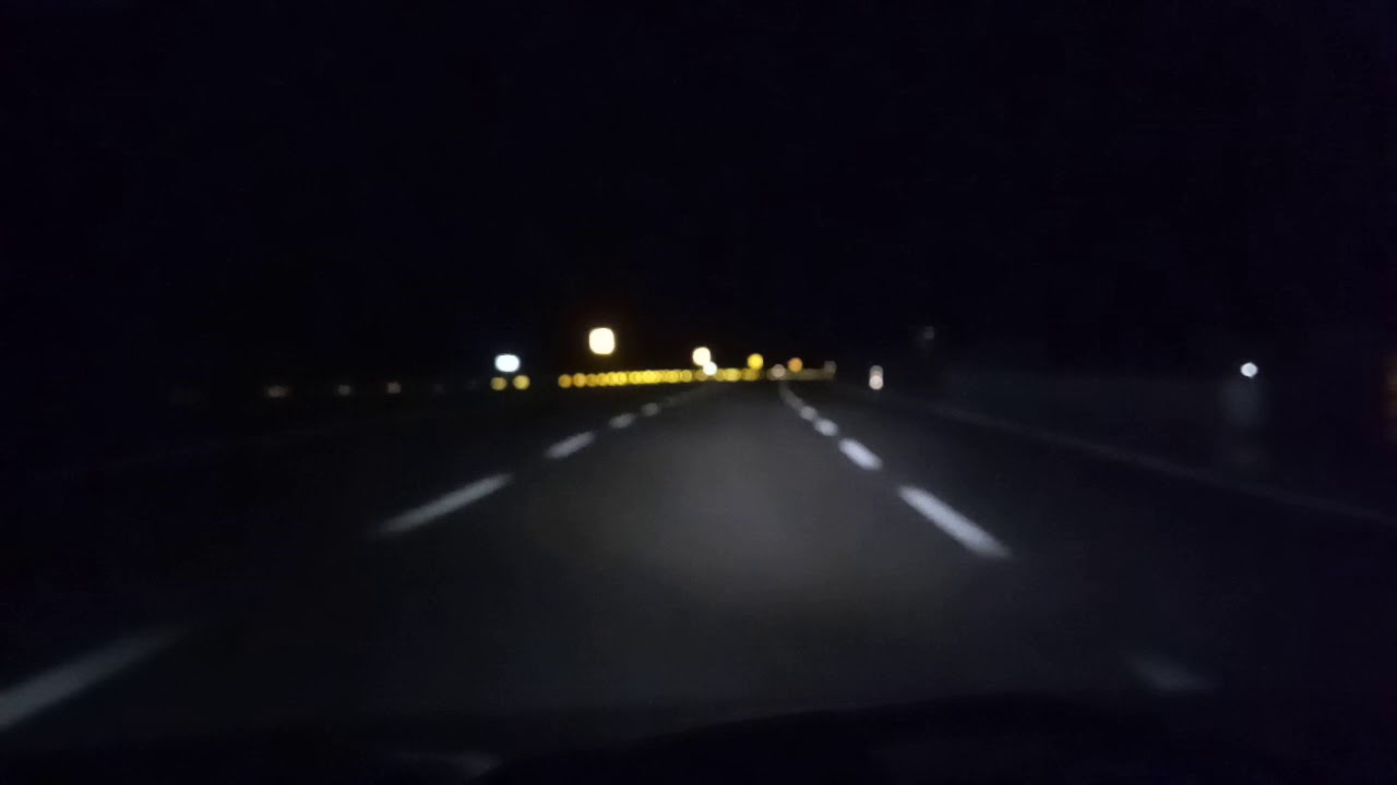 Agra lucknow expressway in night dated 12.05.18 - YouTube