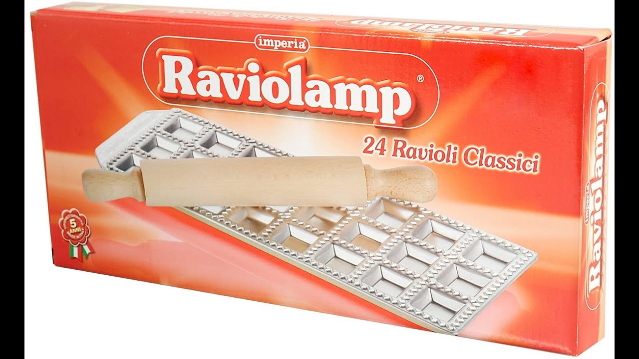 MOLDE 24 RAVIOLIS RAVIOLAMP IMPERIA - YouTube
