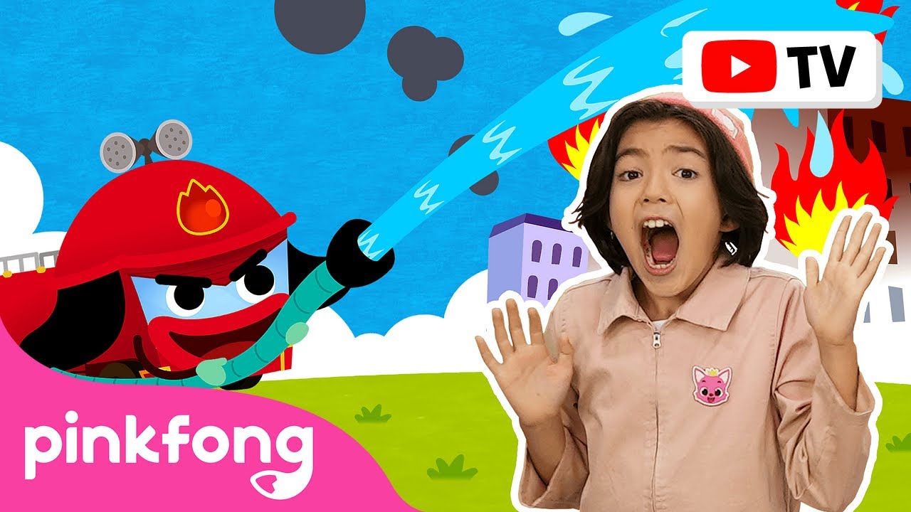 [4K] Fire Truck Song | Dance Along | Kids Rhymes | Let's Dance Together ...