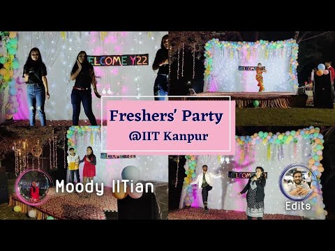 Freshers' Party @ IIT Kanpur | Y22 | Hall 4 IITK | Winter Carnival ...