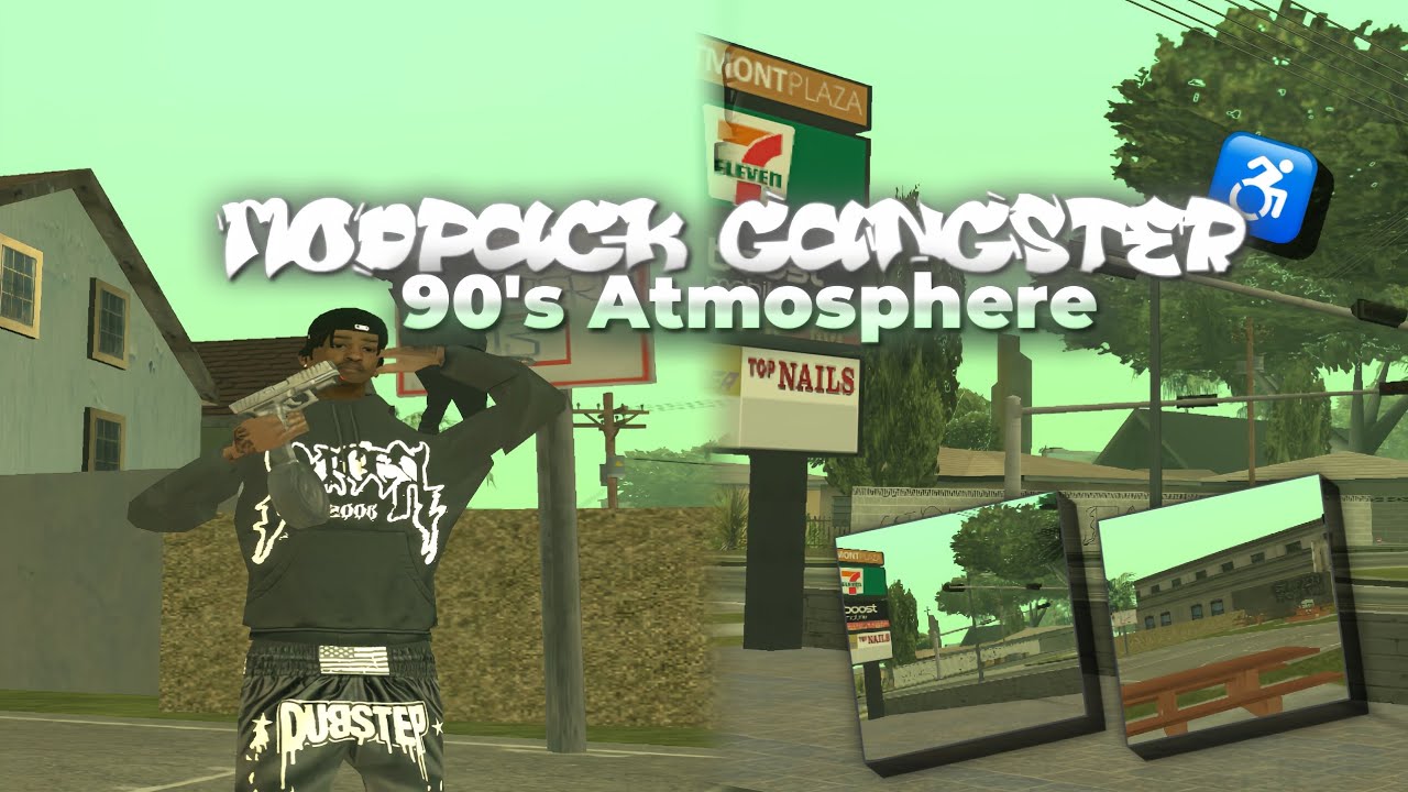 SHARE : MODPACK GANGSTER V5 90's ATMOSPHERE | GTA SA-MP Mobile - YouTube