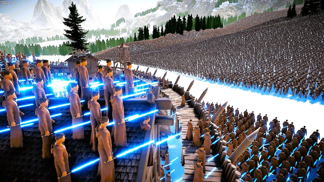 LASER KNIGHTS of Village Hidden in Snow vs Heavy Knights - Ultimate ...