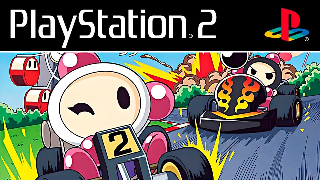 Bomberman Kart PS2 Gameplay HD - PCSX2 1.7 - YouTube