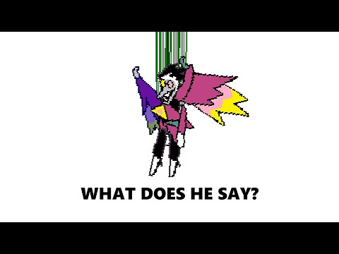 What Does Spamton Actually SING?? | BIG SHOT Lyric Video (Flashing Lights Warning)