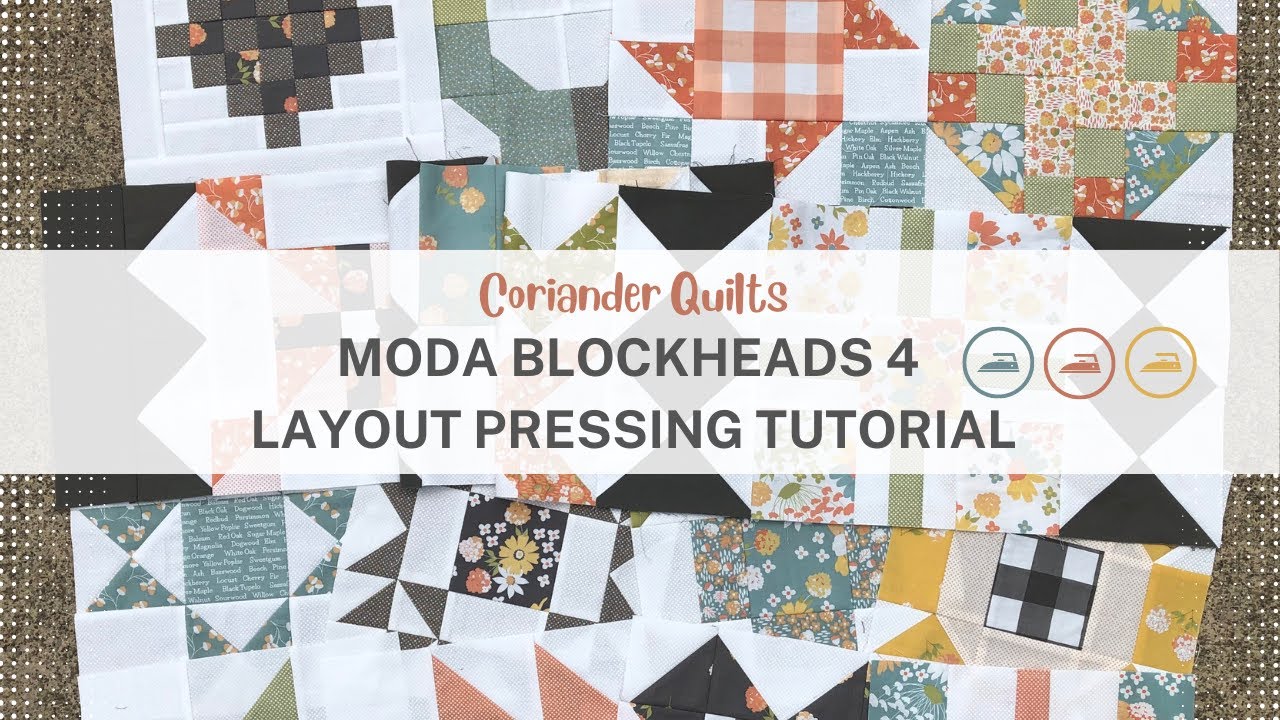 Coriander Quilts | Moda Blockheads Round 4 Layout Pressing | Additional ...