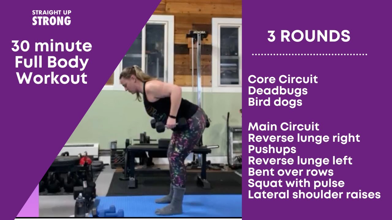30 Minute Full Body Circuit Style Workout - YouTube