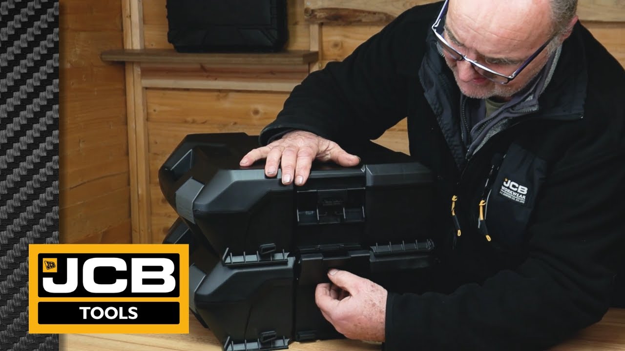 JCB Storage Solution - The WBOXX 136 POWER TOOL CASE By JCB Tools - YouTube