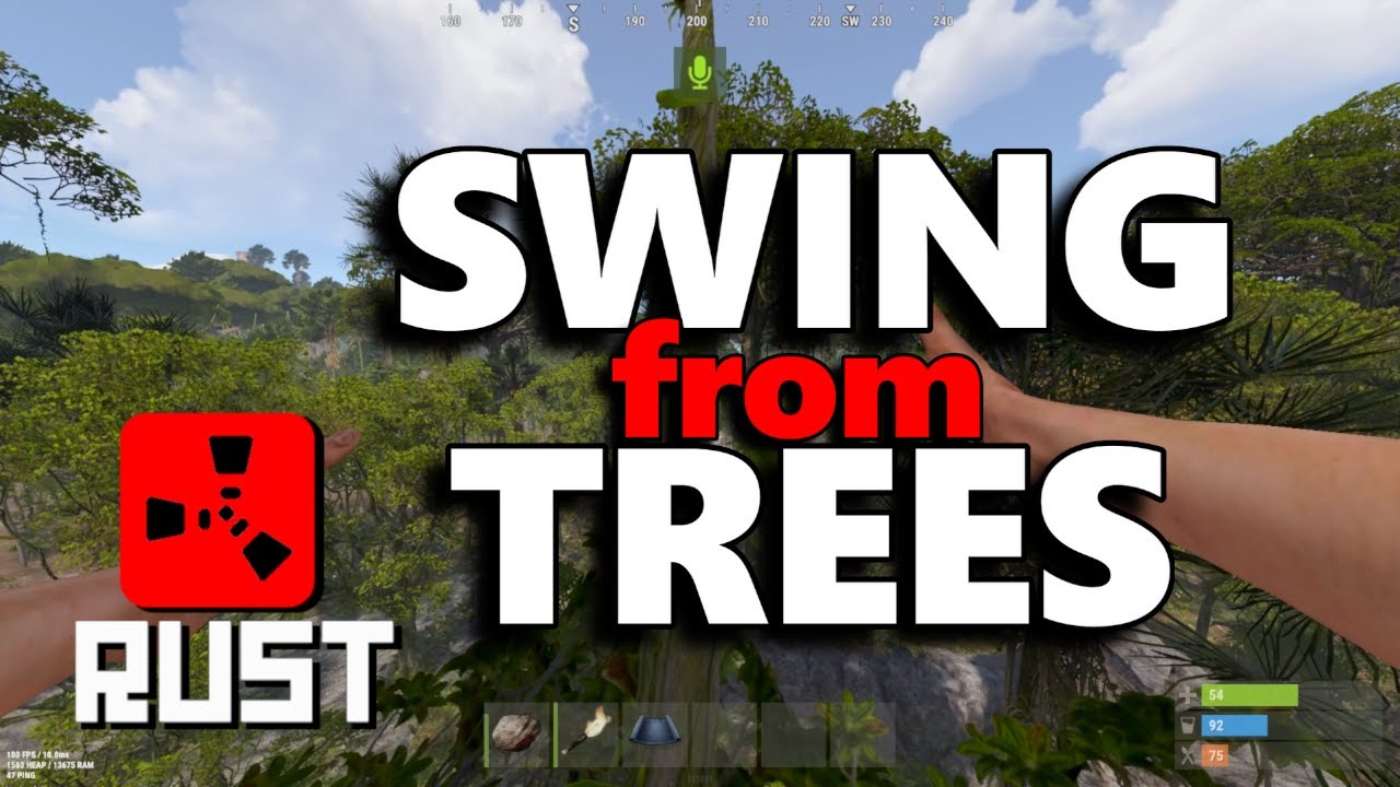 Official Server R/PLAYRUST - How To Swing From Vines Like Tarzan #how # ...