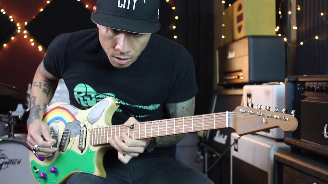Island Instruments Anzol (Custom Hand Painted) - guitar demo by RJ ...