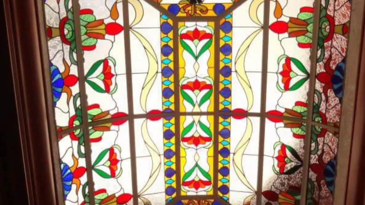 VITRAL EMPLOMADO. DOMO , CÚPULA. SECUENCIA Y EMPLAZAMIENTO. - YouTube