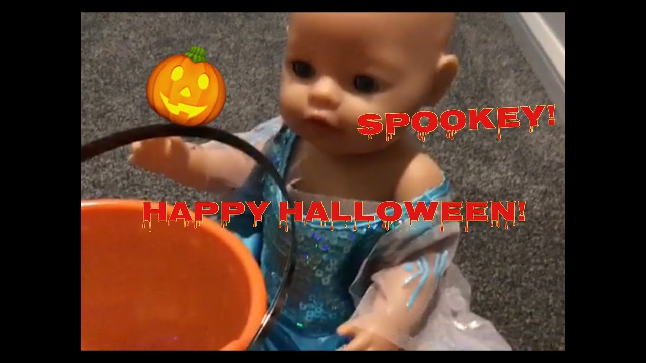 Baby Born Winter Gets A Halloween Costume & Goes Trick or Treating! 🎃 ...