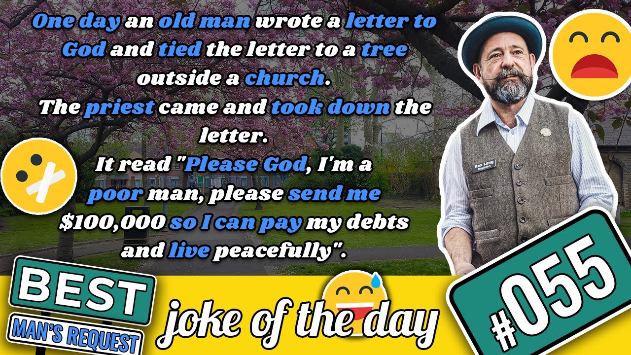 Joke of the Day #055 😂: Giving God Advice - YouTube