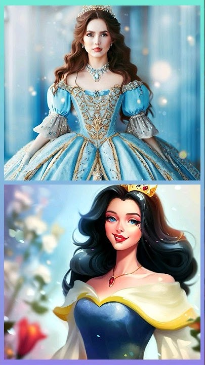 Cinderella vs snow white #youtubeshorts #youtube #viralvideo - YouTube