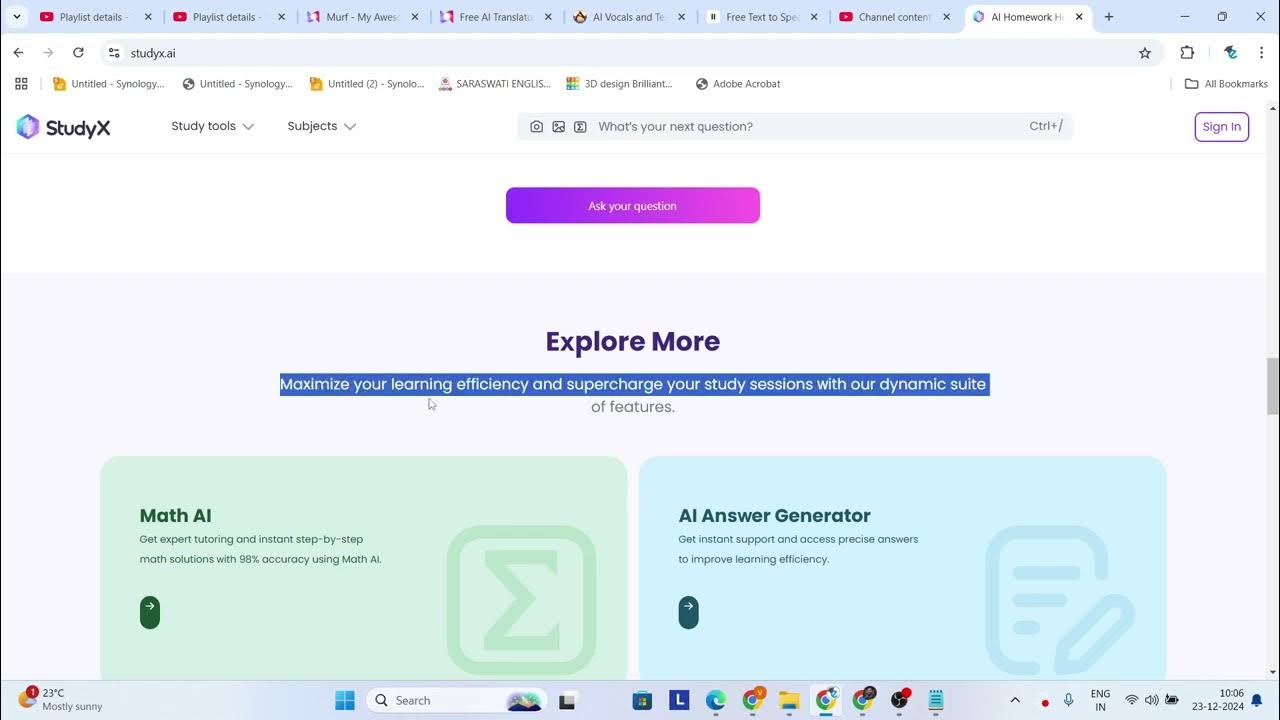 “WELCOME TO STUDYX A FORST LOOK” - YouTube