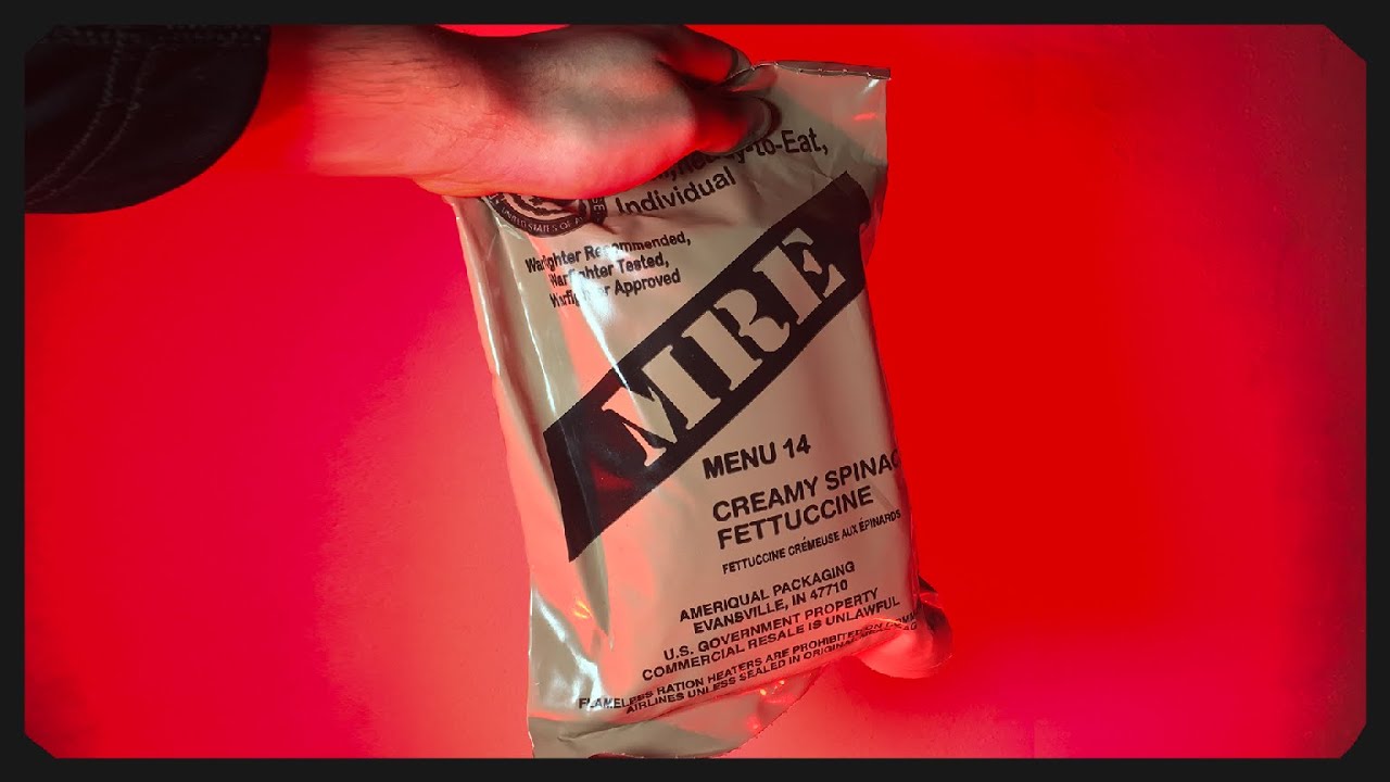 I Ate the WORST MRE (Soldier Food) - YouTube