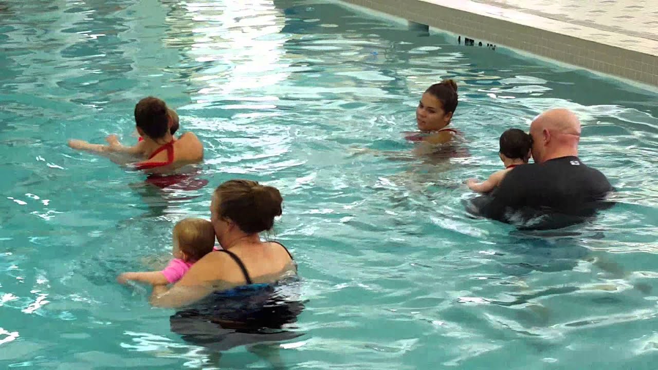 Hokey Pokey with Daddy August 2015 swim - YouTube