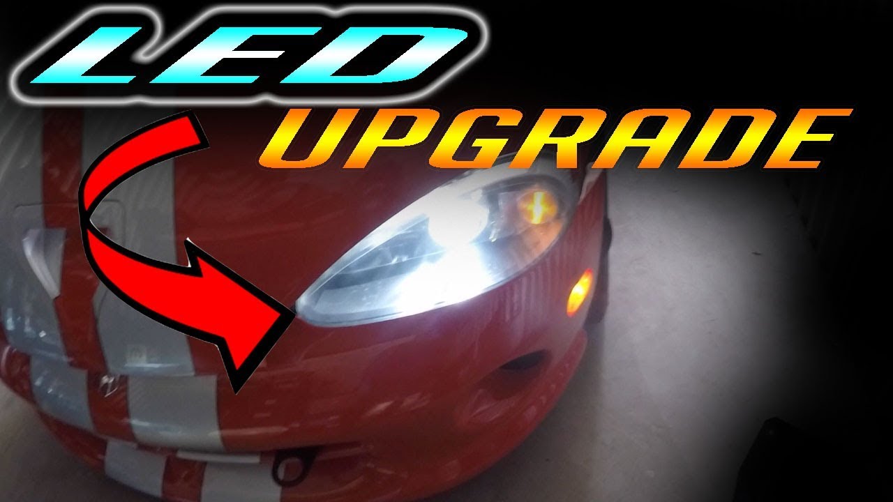 Dodge Viper JDMAStar LED Headlight Bulb UPGRADE - YouTube