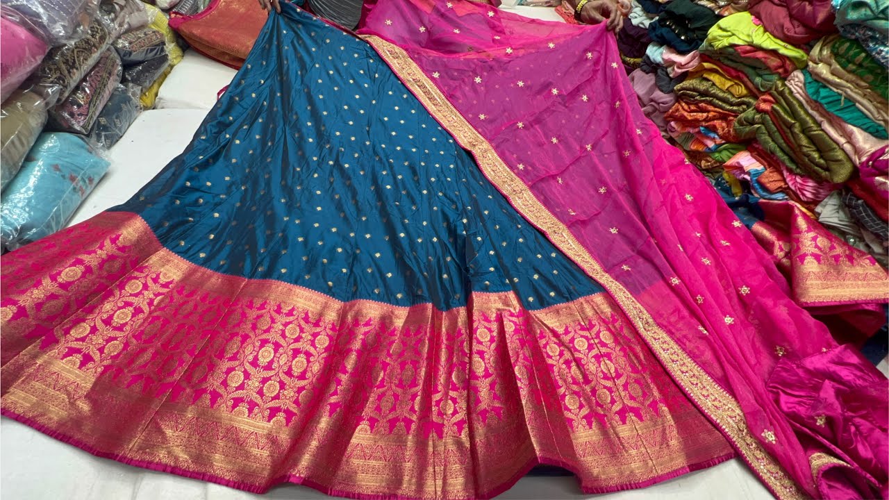 chickpet Bangalore wholesale lehangas||Single piece courier available ...