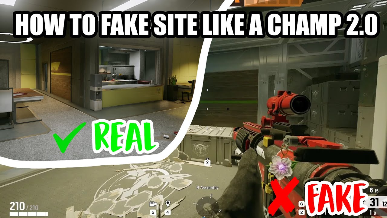 How to FAKE SITE 2.0 in R6S CHAMP Lobby - YouTube